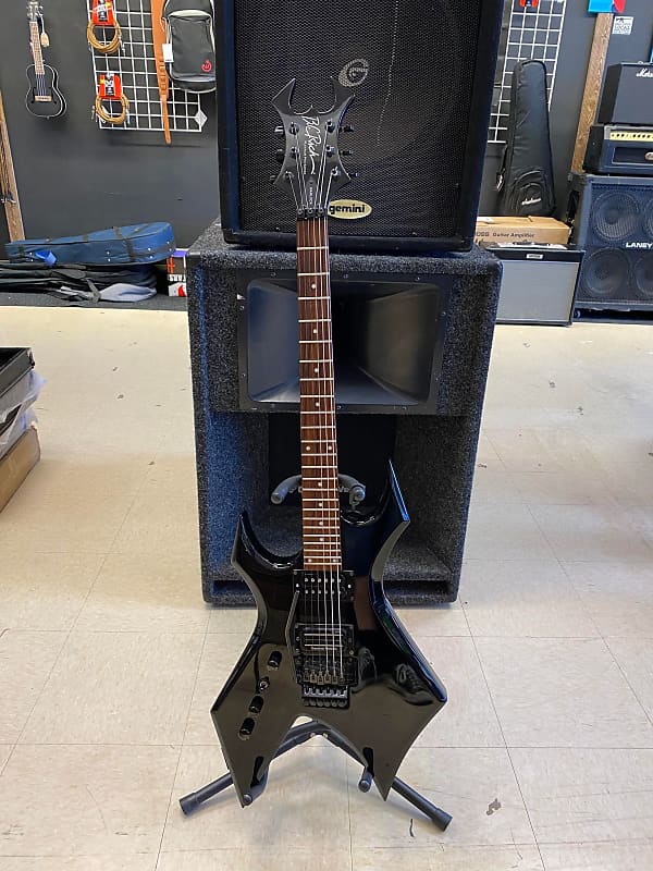 B.C. Rich Platinum Pro Series Warlock BLK BLACK | Reverb