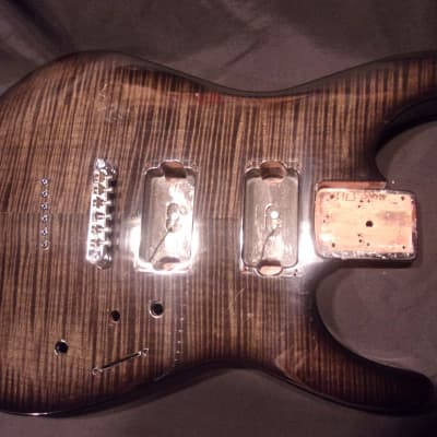 Jackson Soloist - dark flamed body | Reverb