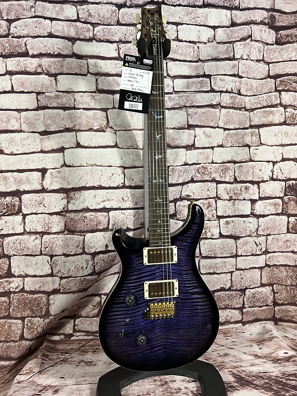 PRS Custom 24 Wood Library - Purple Mist 10 Top Left Handed - | Reverb