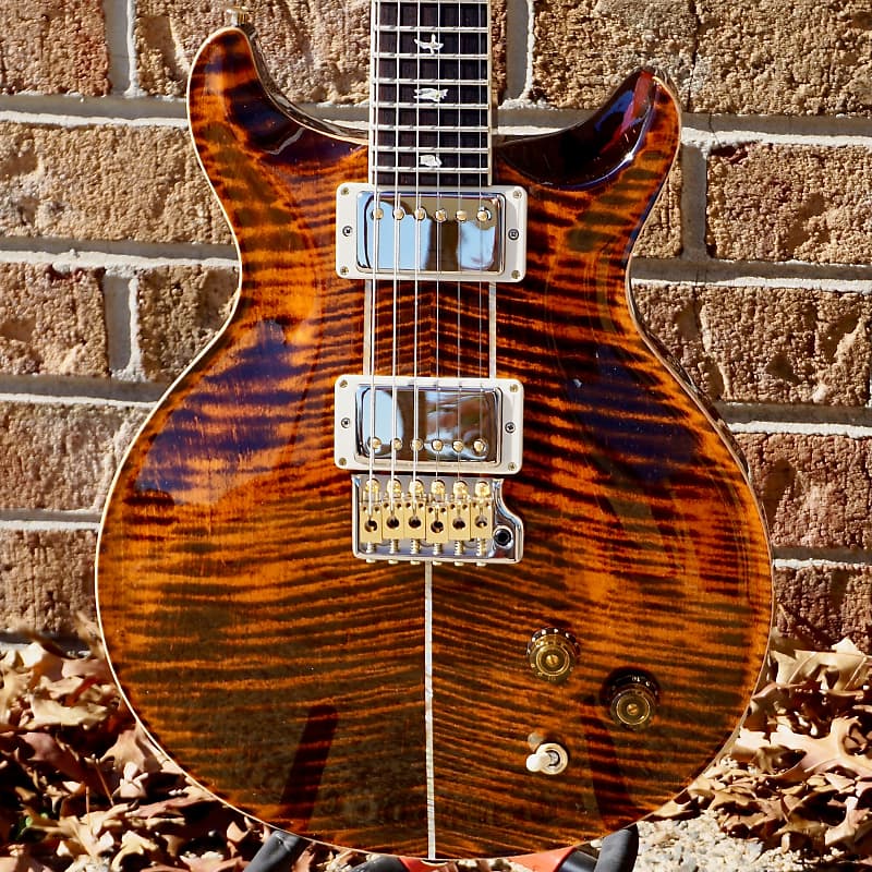 PRS Santana Retro 10 Top Orange Tiger | Reverb