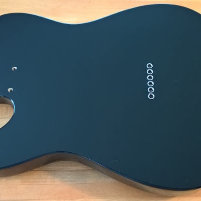 Fender Deluxe Nashville Telecaster Body -- MIM; Gloss Black; | Reverb