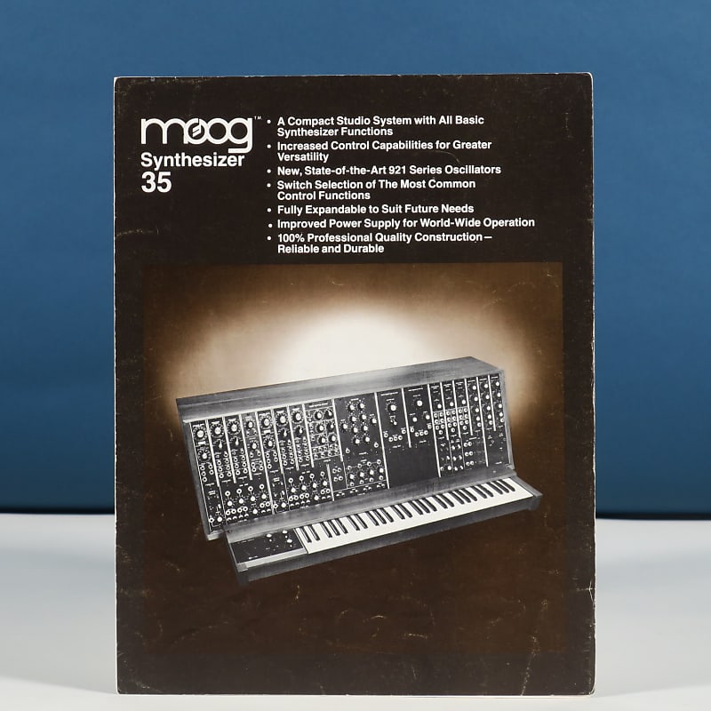 Moog Modular System 35 original brochure | Reverb