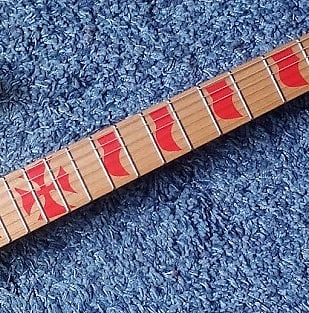 Iron Cross H Red Fret Markers Inlays Stickers Guitar & | Reverb UK