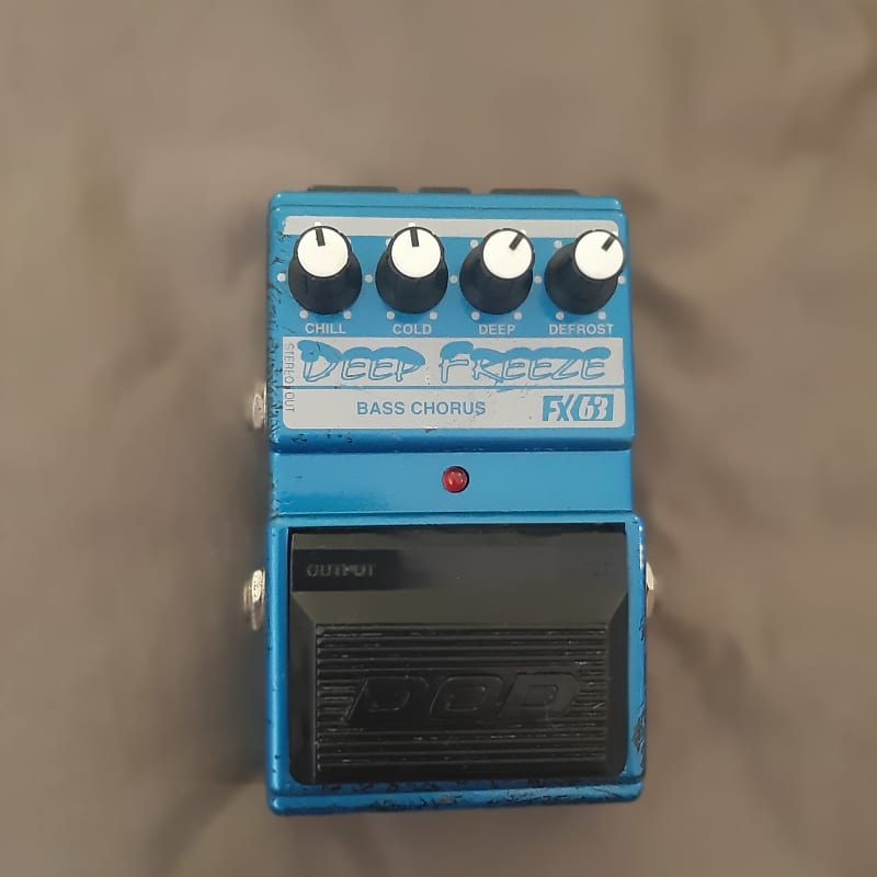DOD FX-63 Deep Freeze Chorus 1990s - Blue | Reverb