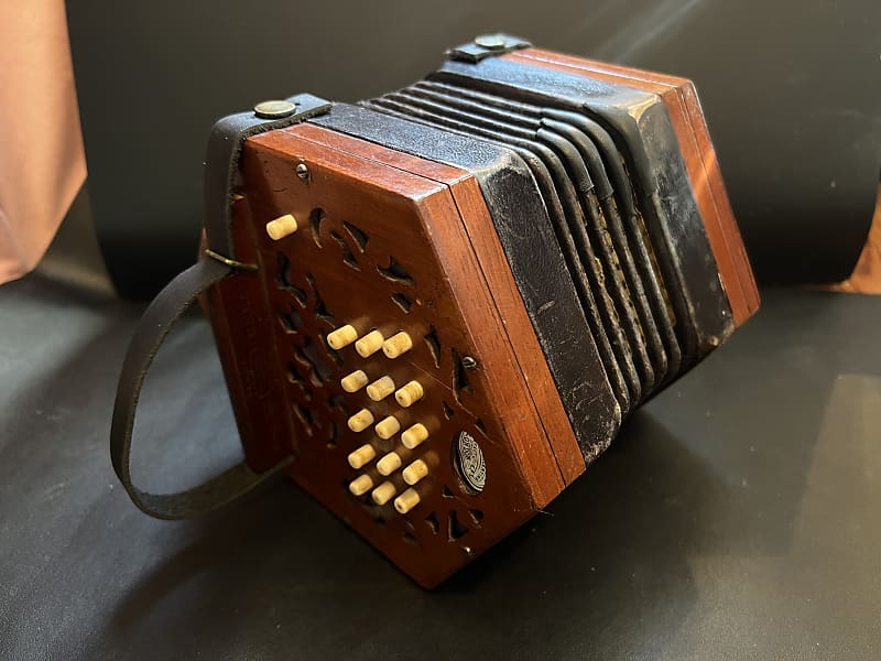 Lachenal 30 Button C/G Anglo Concertina | Reverb