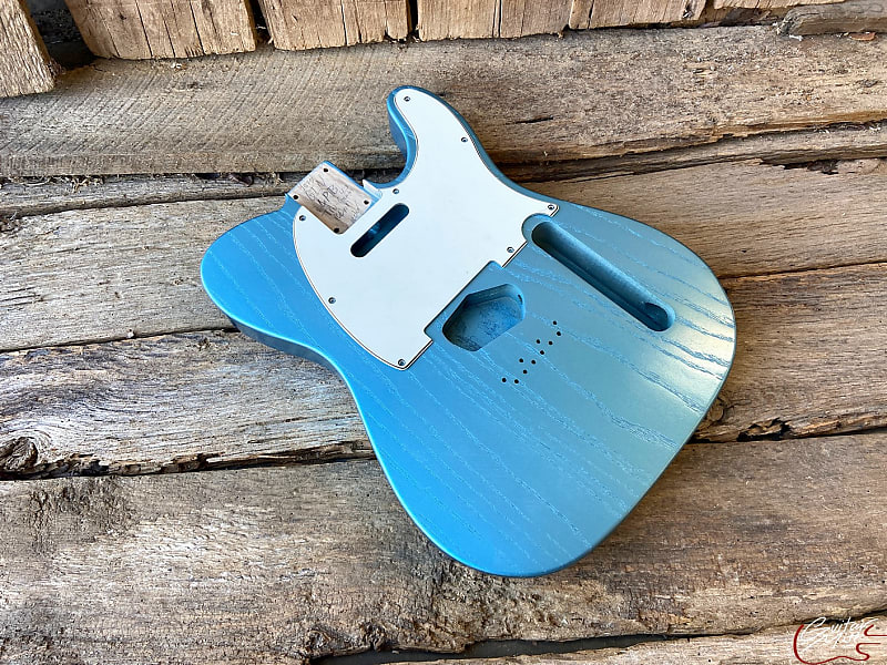 Guitar Mill T-Style Body / 1 pc. Swamp Ash / TruGrain™ Lake | Reverb