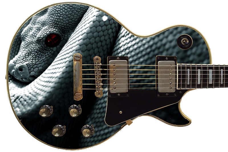 Sticka Steves Guitar Skin Axe Wrap Re-skin Vinyl Decal DIY | Reverb UK