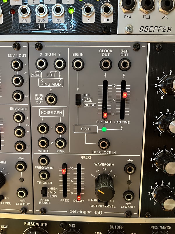 Behringer 130 Dual VCA + 150 Ring Mod/Noise/Modulation Module | Reverb