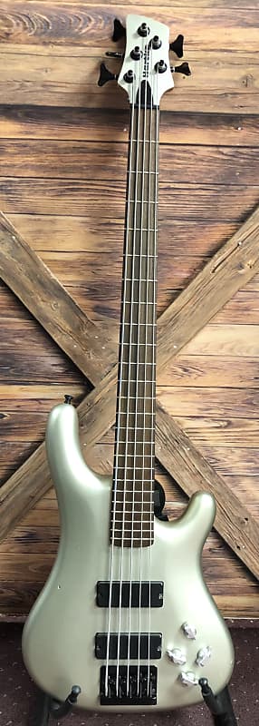 Hartke 5-String Active Bass, Silver | Reverb
