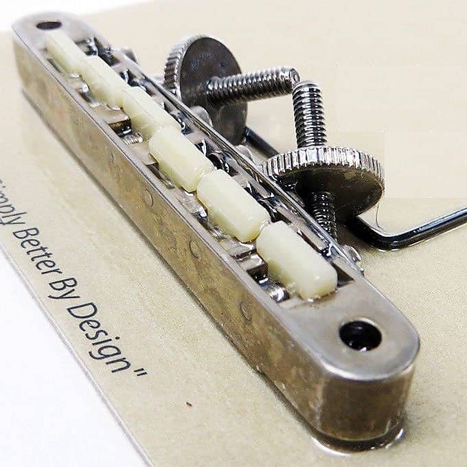 TonePros ABR1 Replacement Tune-O-Matic Bridge Nylon Saddles | Reverb