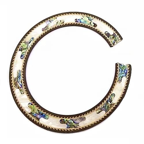 Classical Guitar Abalone Shell Rosewood Inlay Soundhole | Reverb