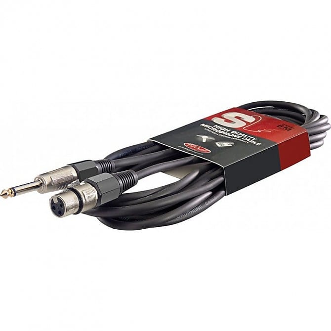 STAGG Cable 6M Micro XLR F-Jack M | Reverb