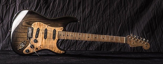 Fender Custom Strat 2015 Trans Black | Reverb