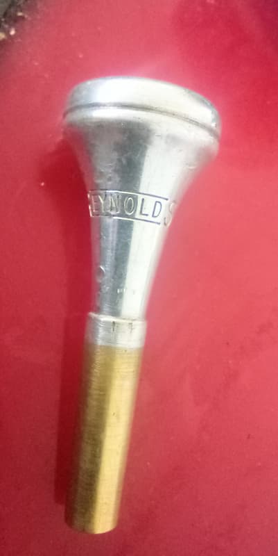 Reynolds 7C Cornet Mouthpiece,1940s-Jazz Silver Plated | Reverb