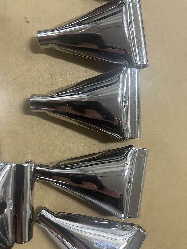 Slingerland Bass drum claws. Lot of 16 2000s - Chrome | Reverb