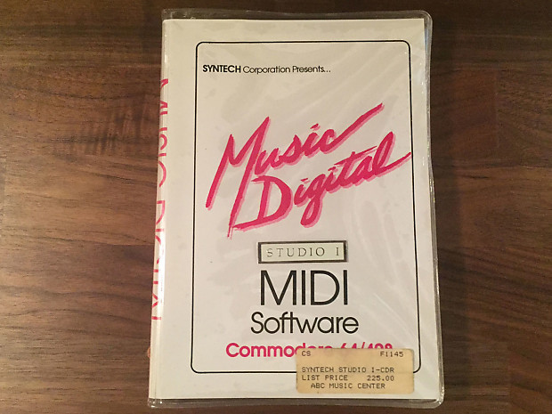 Syntech Studio I Midi Software for Commodore 64/128 | Reverb
