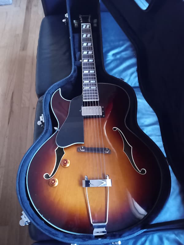 Eastman AR371CEL 2013 Sunburst Left Handed Archtop Guitar | Reverb
