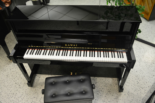 Kawai CX10 UPRIGHT PIANO BLACK POLISH | Reverb