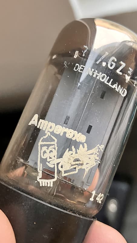 Amperex / Bugle Boy GZ34 / 5AR4 Rare- Made In Brussels - L1H | Reverb
