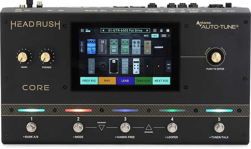 HeadRush Core Guitar Multi-effect/Amp Modeler/Vocal Processor | Reverb