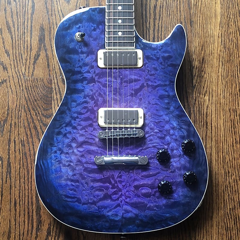 Kurt Wilson Singlecut Prototype 2021 Purple Burst w/ Gig Bag | Reverb