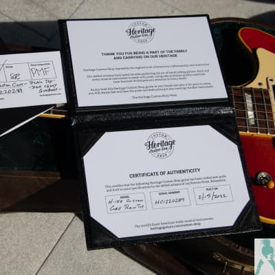 Heritage Custom Shop H-150 Custom Core - Dark Cherry Burst - | Reverb