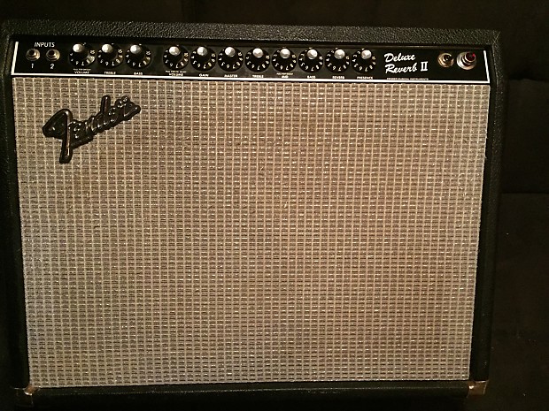 Fender Deluxe Reverb II 1983 Black (Rivera Hand Wired) | Reverb