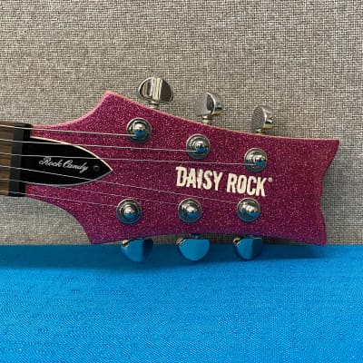 Daisy Rock - Rock Candy Atomic Pink Sparkle Electric Guitar - | Reverb