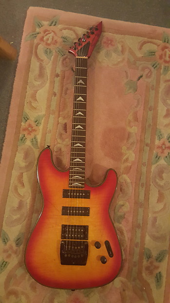 Guild Burnside Blade 1980s Cherry Burst | Reverb