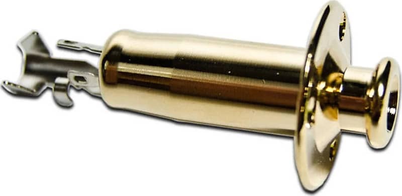 Acoustic Guitar 3 Hole Stereo End Pin JackJack Color : Gold | Reverb