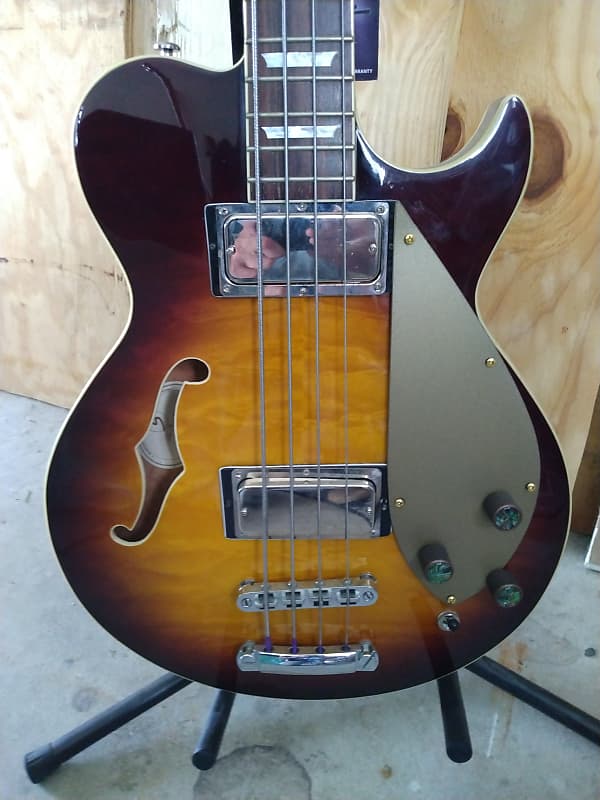 Samick Royale Bass Modded 2000? Sunburst | Reverb