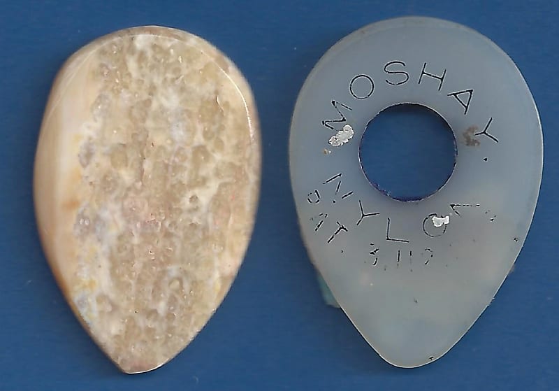 Handmade Ivory Guiitar Pick - Moshay Teardrop | Reverb