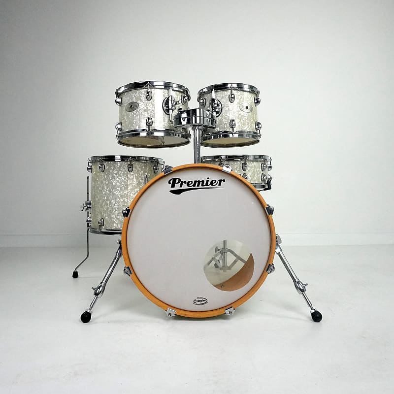 Premier Artist Birch 5-piece drum kit in White Pearl | Reverb Canada