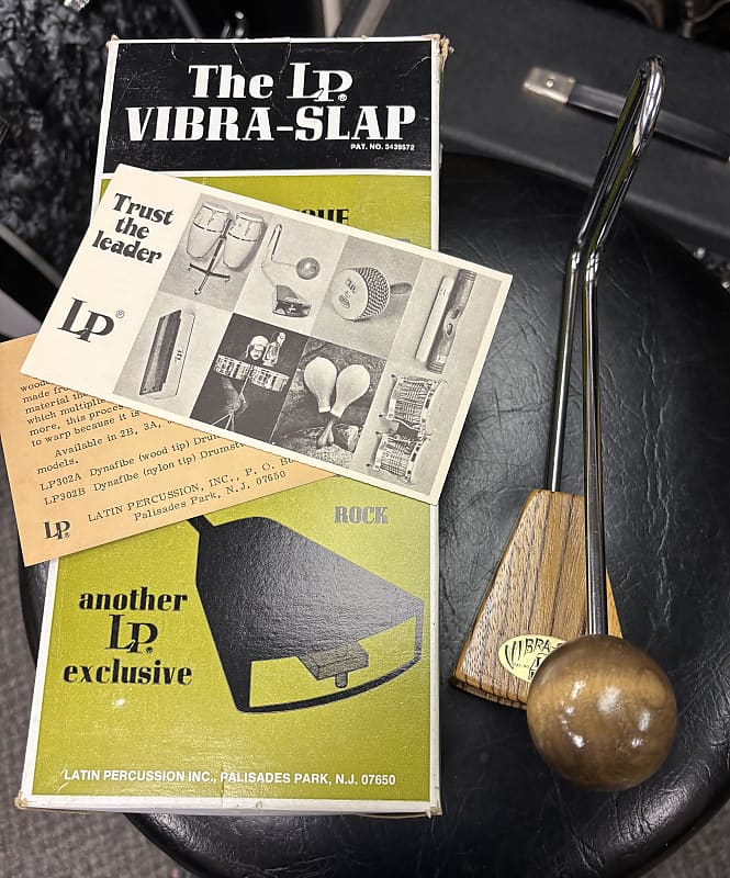Vintage LP Vibra-Slap 1970’s, 80’s, in original box | Reverb