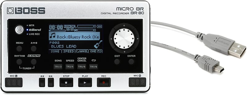 Boss MICRO BR BR-80 8-channel Digital Recorder Bundle with | Reverb