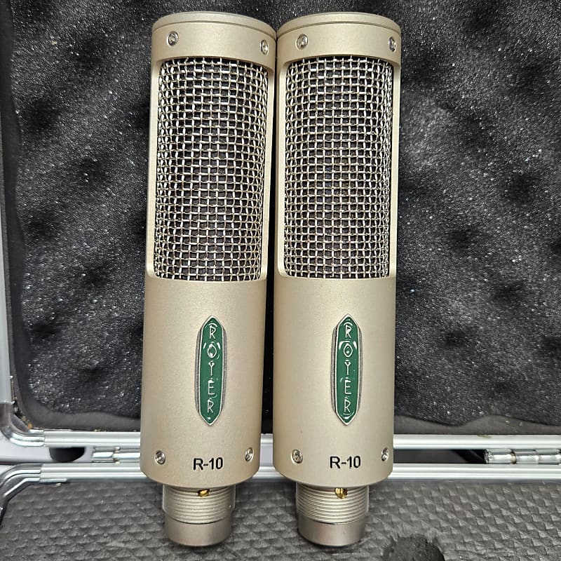 Royer R-10 Ribbon Microphones Matched Pair | Reverb