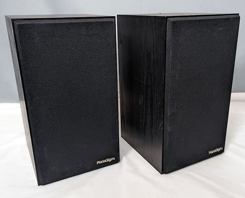 Paradigm 3SE MK1 Bookshelf Speakers 1980s - Black Ash | Reverb