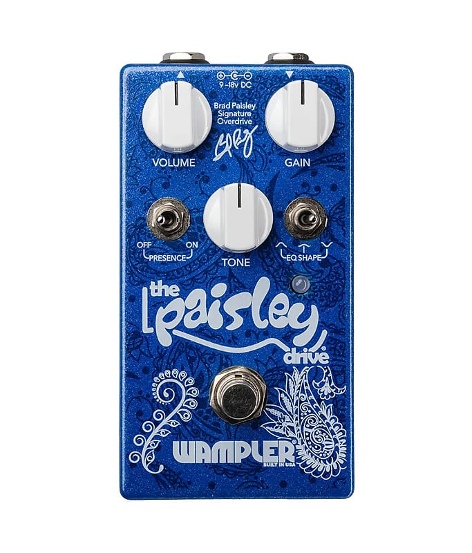 Wampler Paisley Drive Overdrive Pedal | Reverb