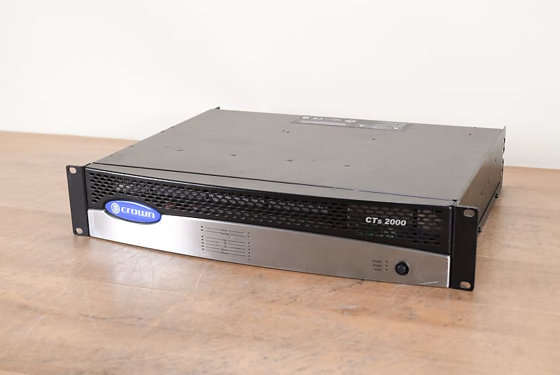 Crown CTs 2000 Two-Channel Power Amplifier (church owned) | Reverb