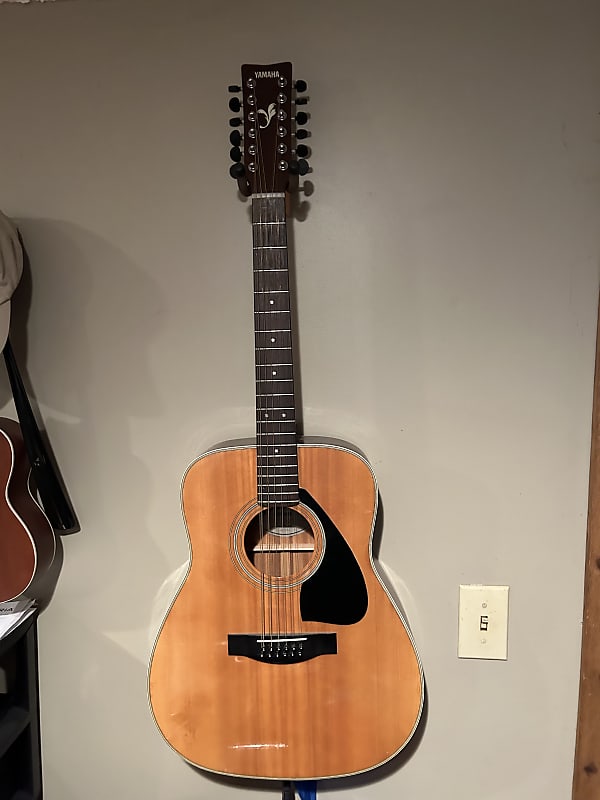 Yamaha 12 String Acoustic Electric 80s ? - Natural | Reverb