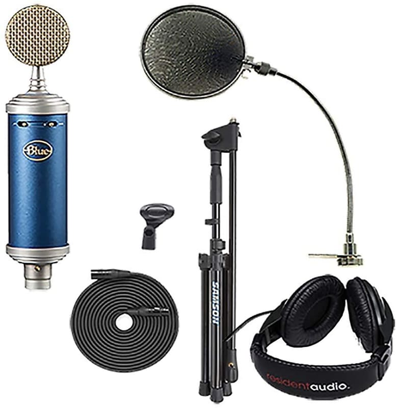 Blue Bluebird SL, mic Stand,XLR Cable,mic Clip, pop | Reverb