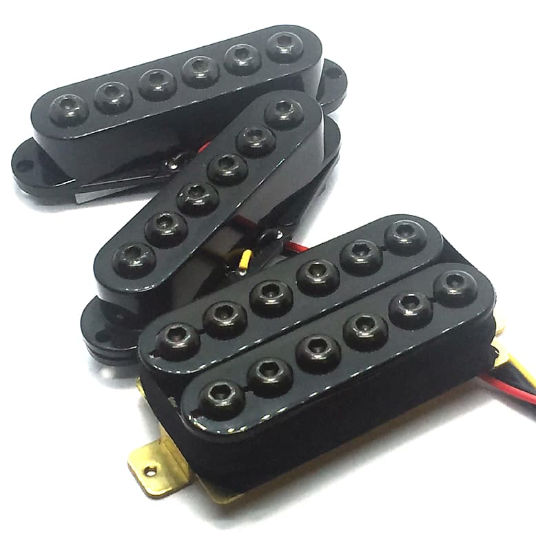 Dragonfire Crusaders HSS Pickup Set w/ Hex Caps, | Reverb