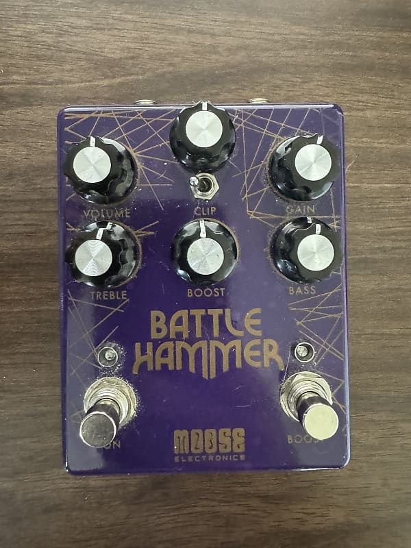 Moose Electronics Battlehammer w/ octave mod, LM308 Rat style | Reverb