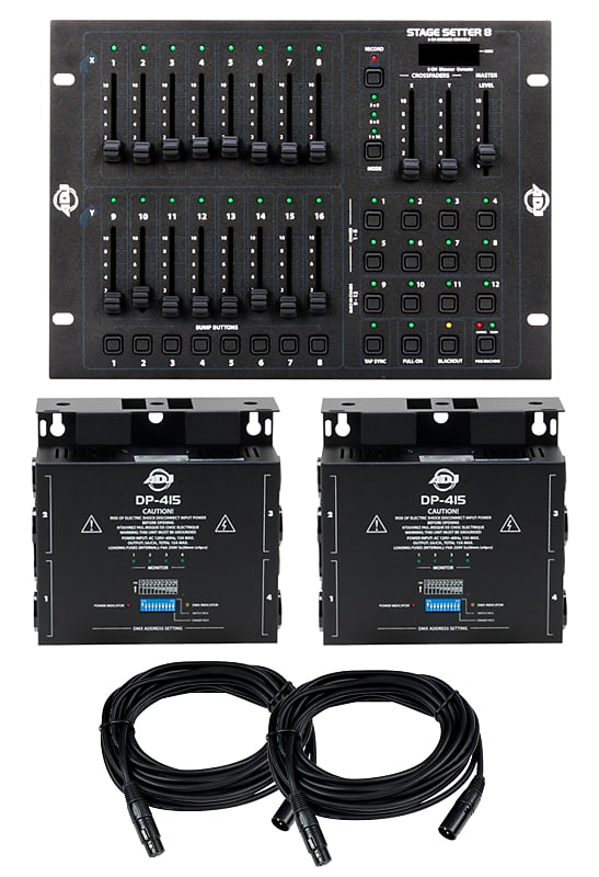 American DJ STAGE PAK 1 DMX Lighting Controller Pack w/Stage | Reverb