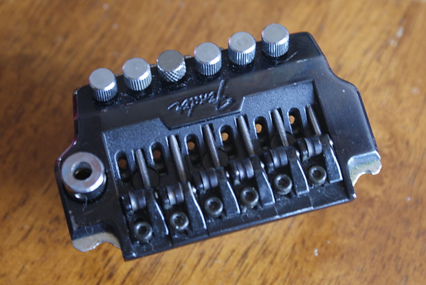 Fender System One Bridge/Refurbished 1984-89 Black/Chrome | Reverb