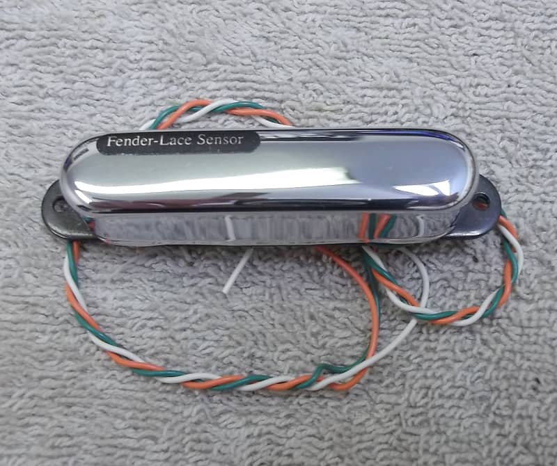 Fender Lace Sensor tele neck pkp Silver chrome | Reverb
