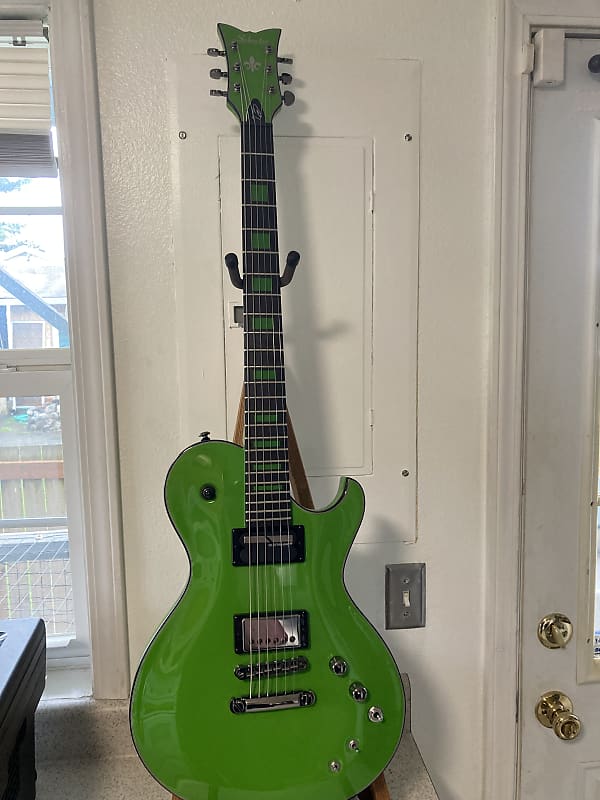 Schecter DIAMOND SERIES Kenny Hickey Solo-6 EX/S Steele Green | Reverb