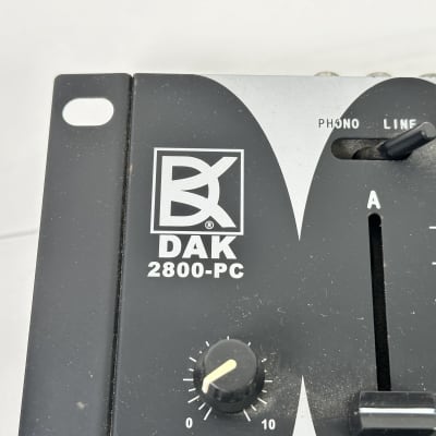 DAK 2800-PC Stereo Phono/Line Preamp Cross Fade DJ Mixer with | Reverb