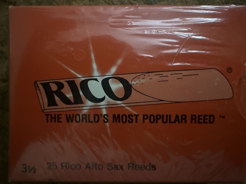 Rico Alto Saxophone Reeds - Strength 3.5 (25-Pack) 2010s - | Reverb