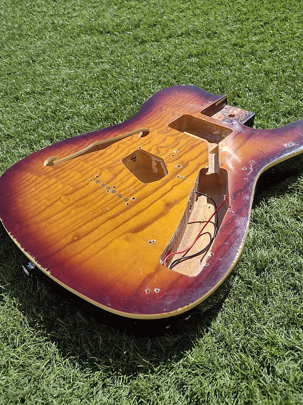 Telecaster Thinline body - chambered | Reverb